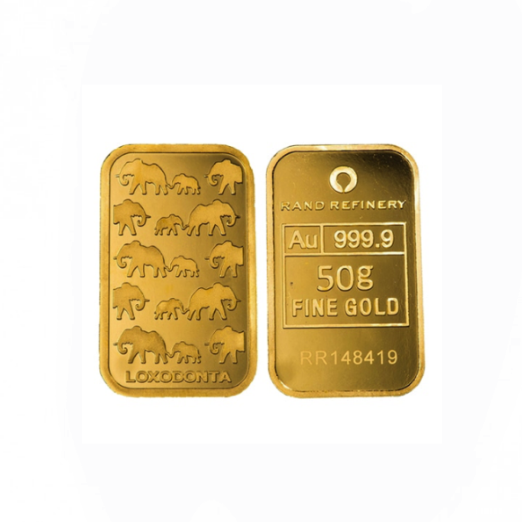 Knox Safe Custody - 50g Gold Rand Refinery Minted Bar